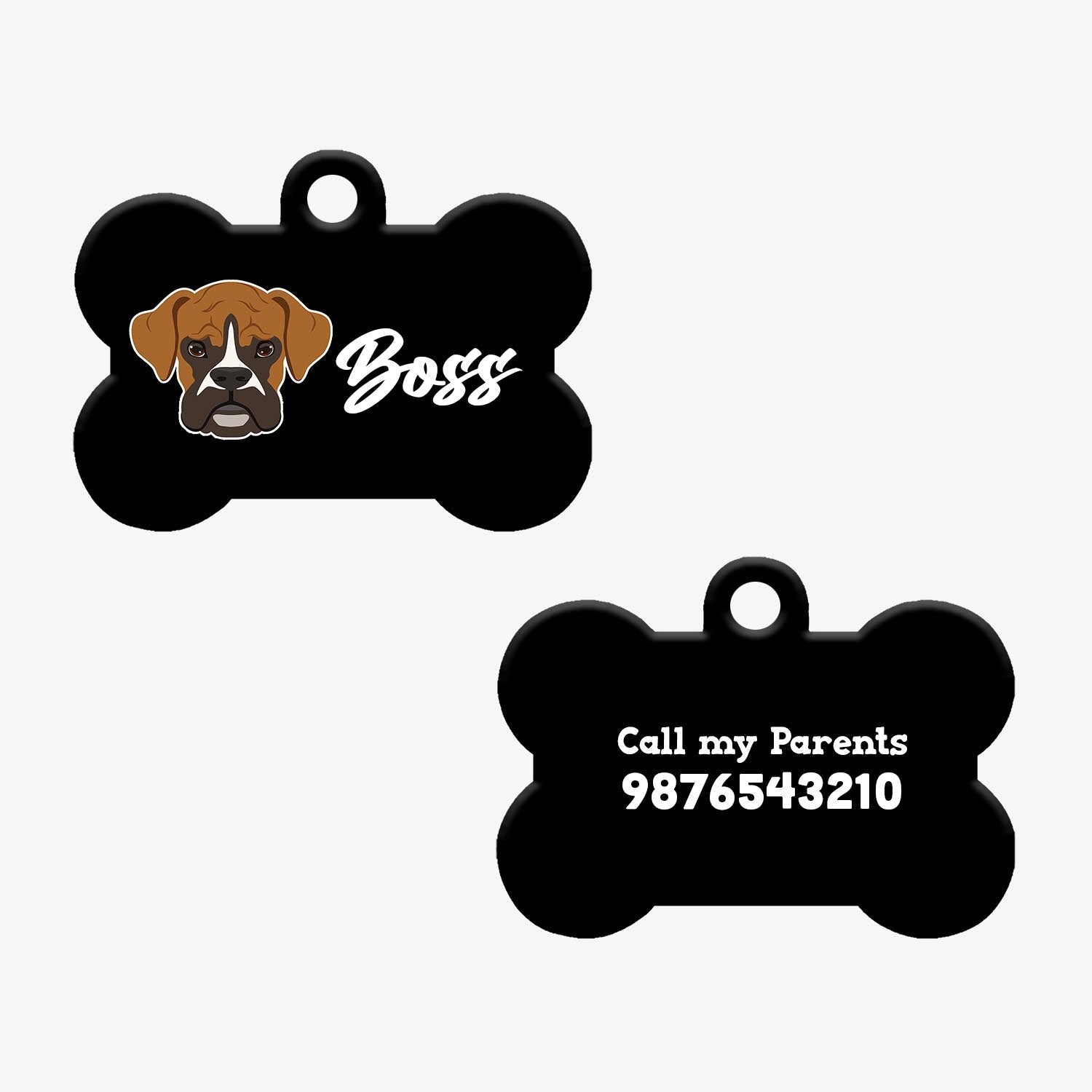 Indihopshop Personalized Pet ID Tag